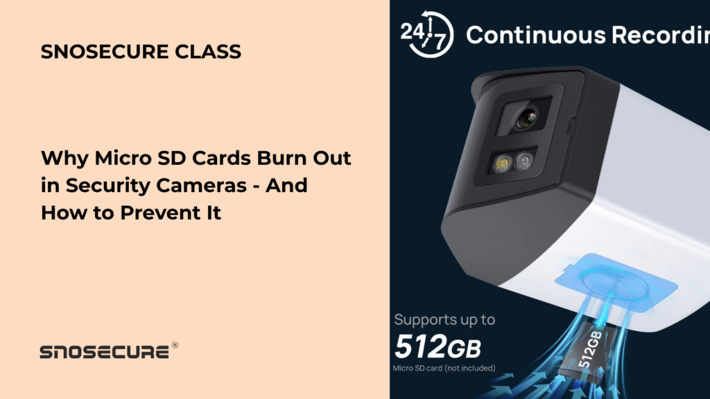 Why Micro SD Cards Fail in Home Security Cameras